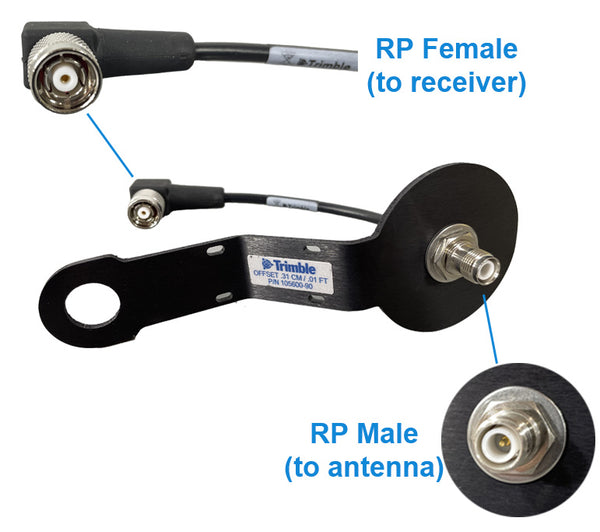 Radio antenna mount for Trimble R780 / SPS986 / SPS985 | 105600-90 ...