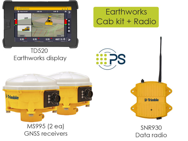 Trimble Earthworks 3D GPS Machine Control Cab Kit for Dozer ...